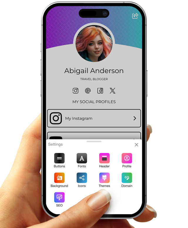 BioLinks - The world's #1 drag-and-drop Bio Links tool for mobile phones